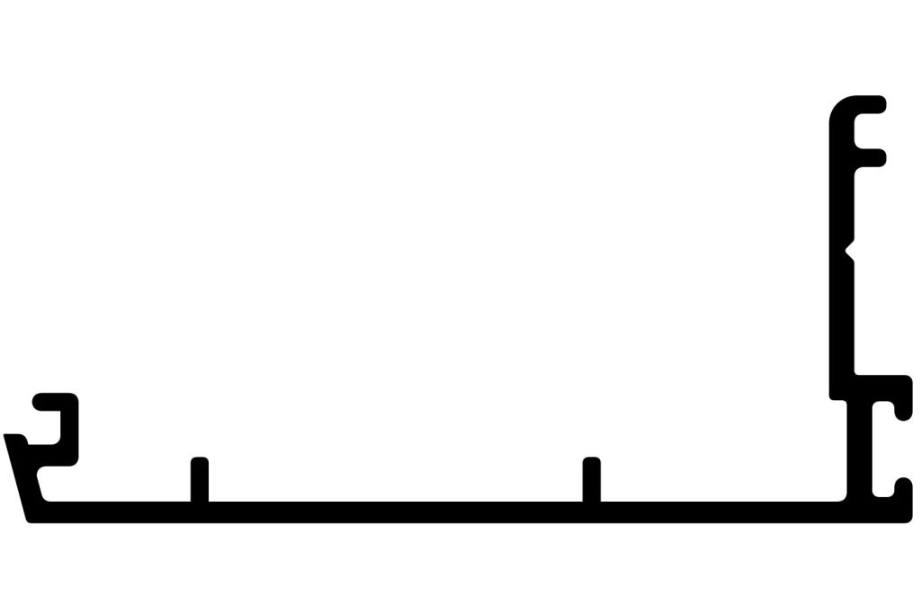 Interlock Cover / Track Filler - Concept Aluminium Systems