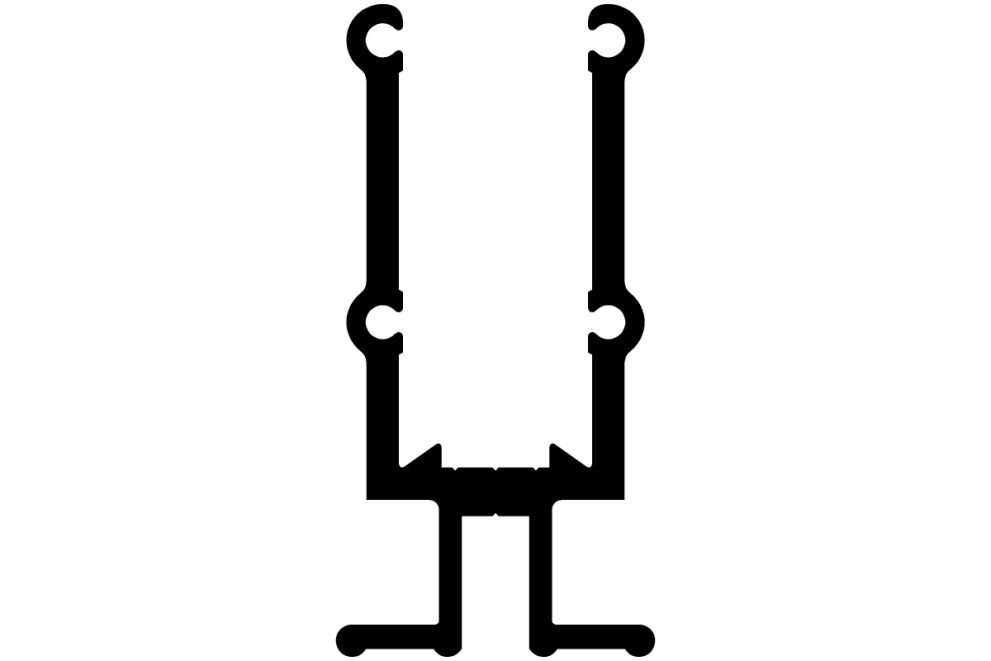 Deep Pocket Stile Spigot - Concept Aluminium Systems