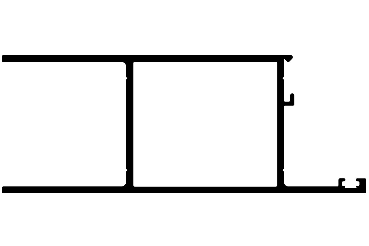 D/G Wide Rail - Concept Aluminium Systems