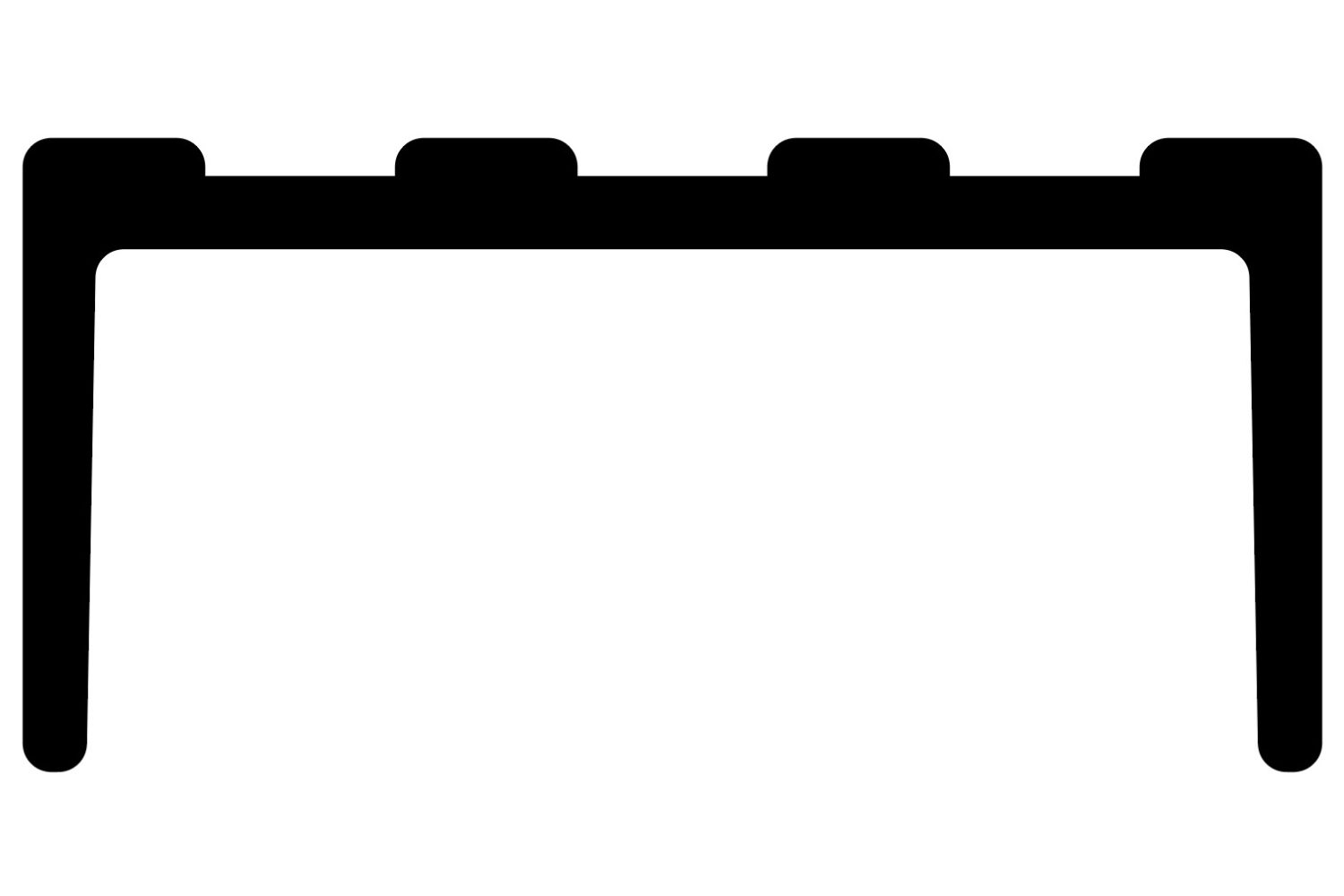 Gutter Sill Grate Clear Anodised - Concept Architectural Systems