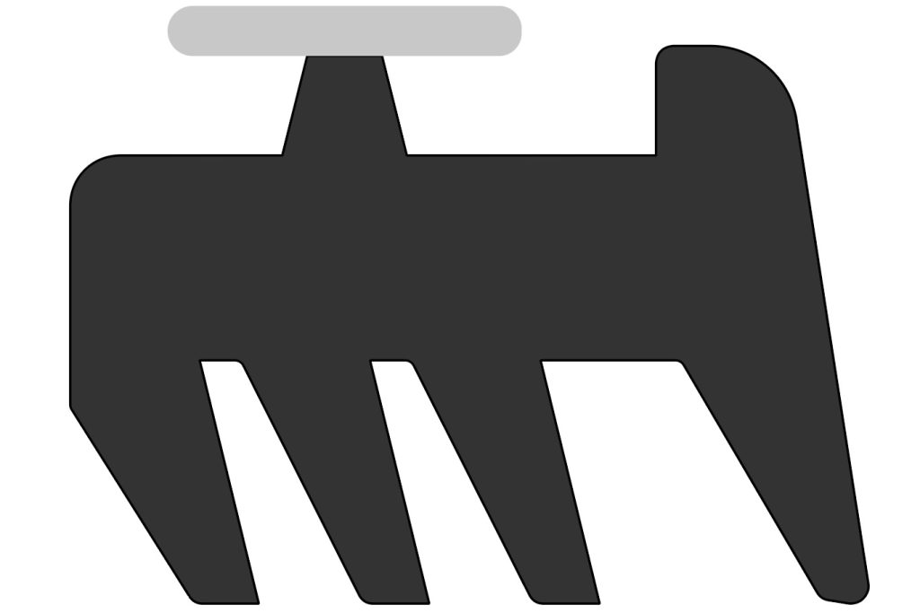 Large Captive Wedge to Suite 24mm/26mm Glass - Concept Aluminium Systems