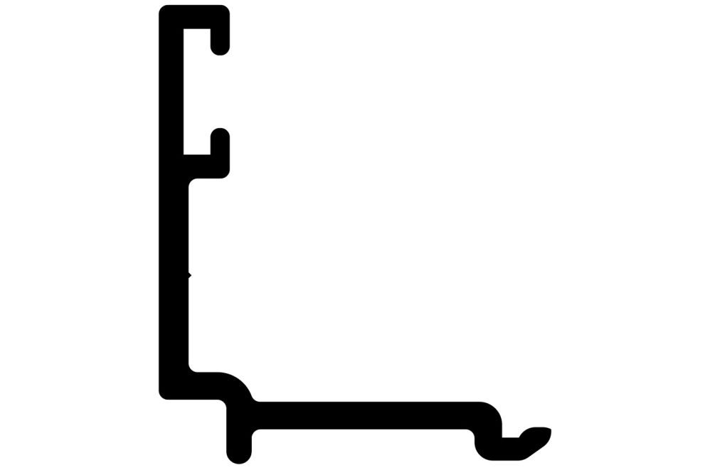 D/G 33mm Pocket Glazing Sash Bead - Concept Aluminium Systems